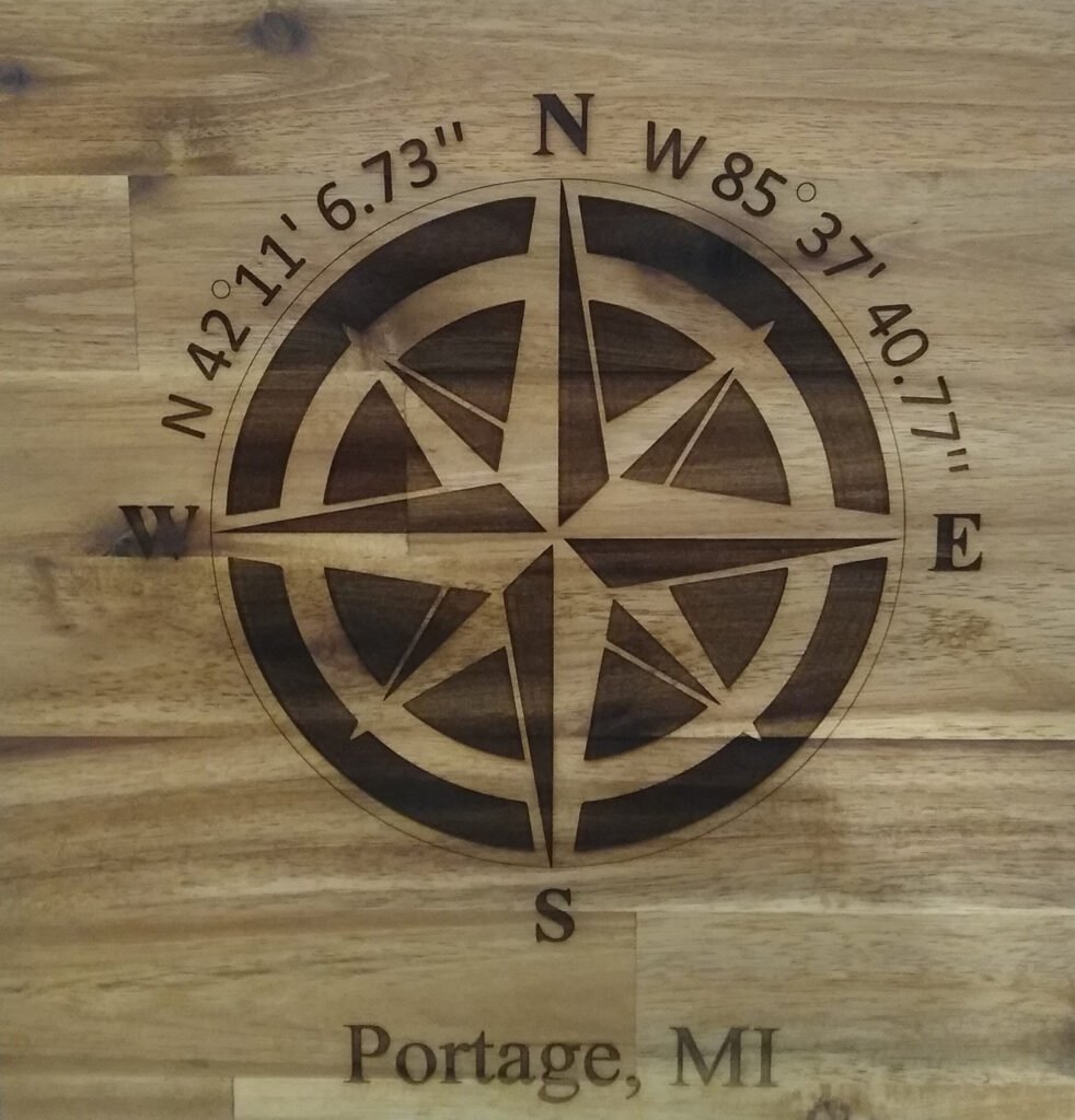 Compass Wall Decor - True North Expressions